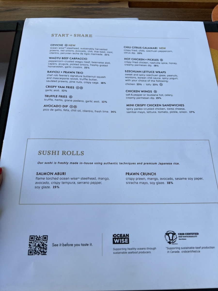 Cactus Club Cafe Menu (Latest Menu Update)