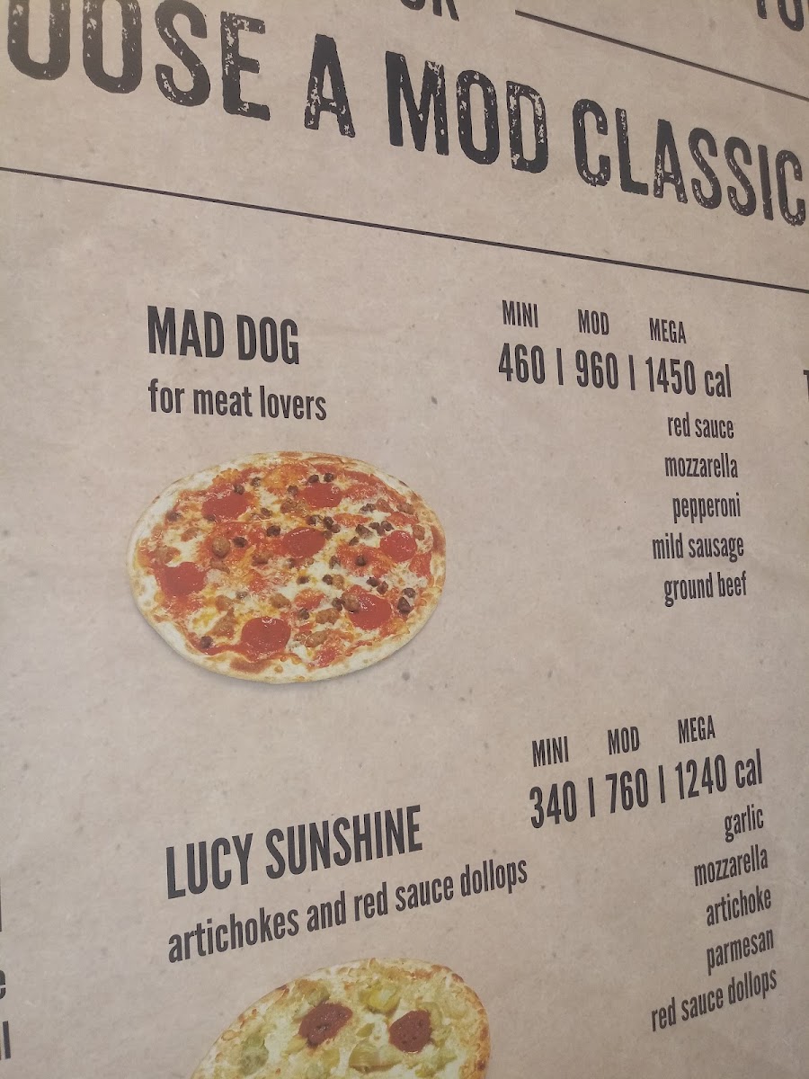 Mod Pizza Menu (Latest Menu Update)